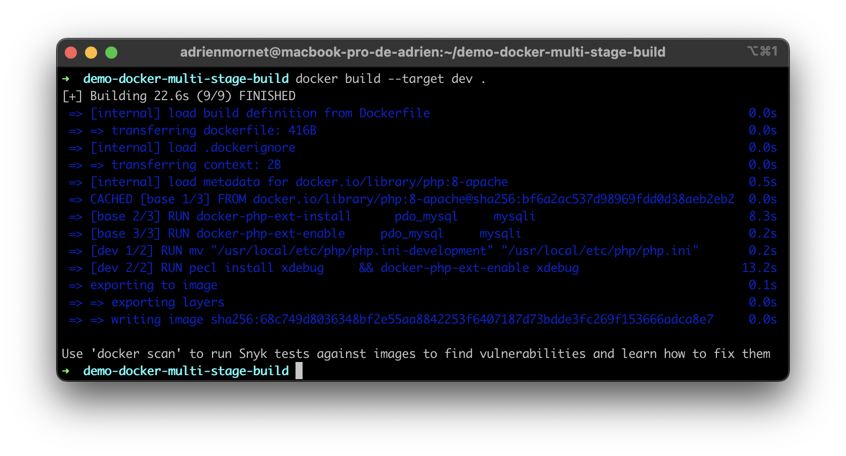 Docker Multi Stage Build Reduce The Gap Between Developers Environments And Production Adrien 0731
